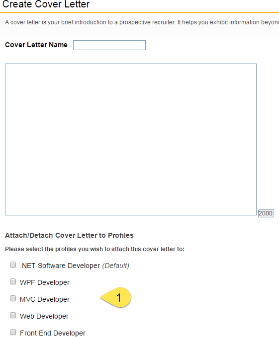 Matching Cover Letters For Profiles – Fresher Formula